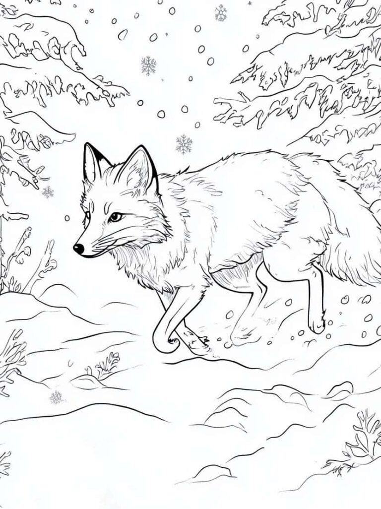 25+ Betoverende Kleurplaat Vos (Gratis PDF Printbaar) - Kleurplaat.org