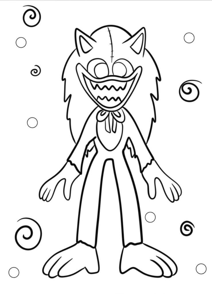 20+ Gratis Huggy Wuggy Kleurplaat (downloadbare PDF) - Kleurplaat.org