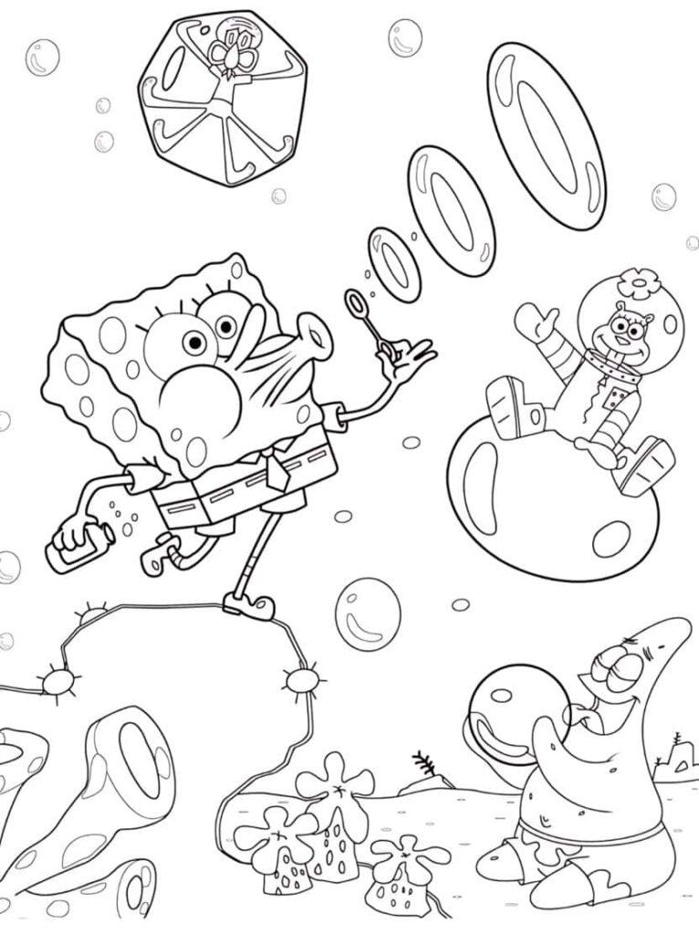 Creatieve spongebob kleurplaat voor kinderen - Kleurplaat.org Creatieve spongebob kleurplaat voor kinderen - Kleurplaat.org