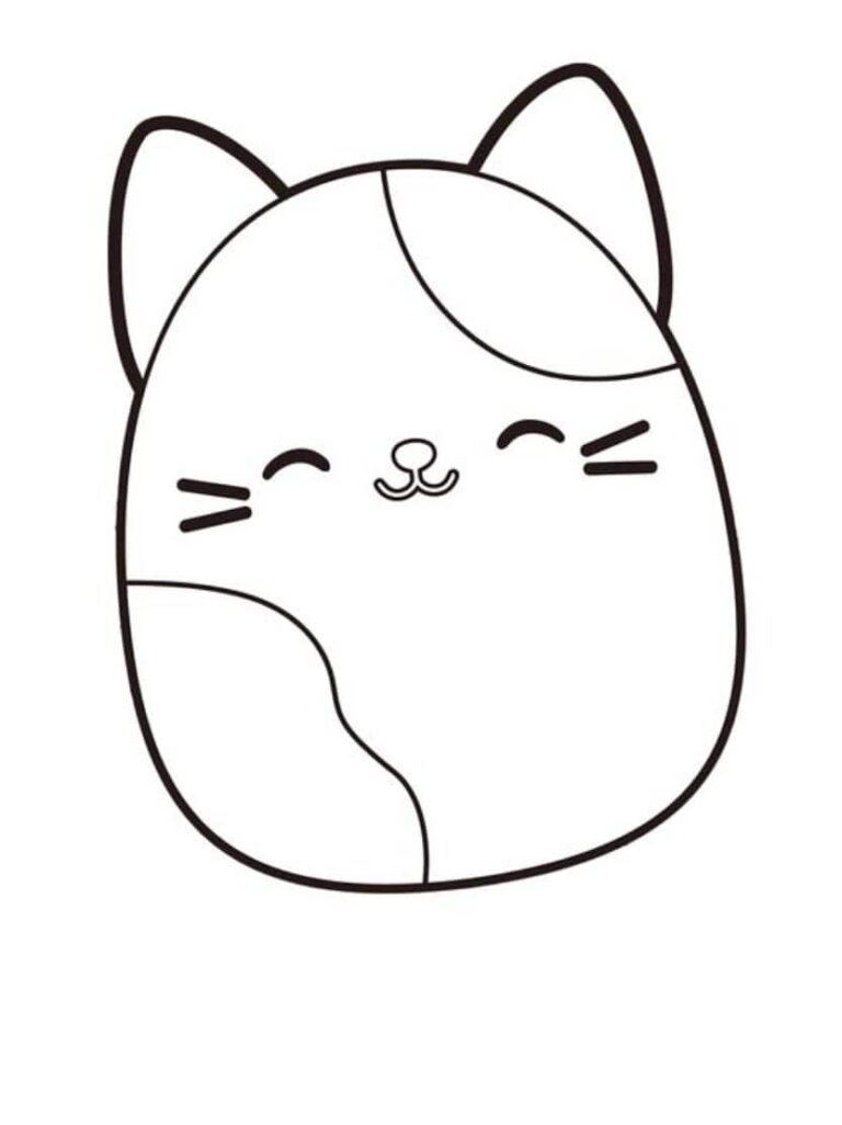 Kleurplaat Squishmallow (Gratis PDF Printen) - Kleurplaat.org