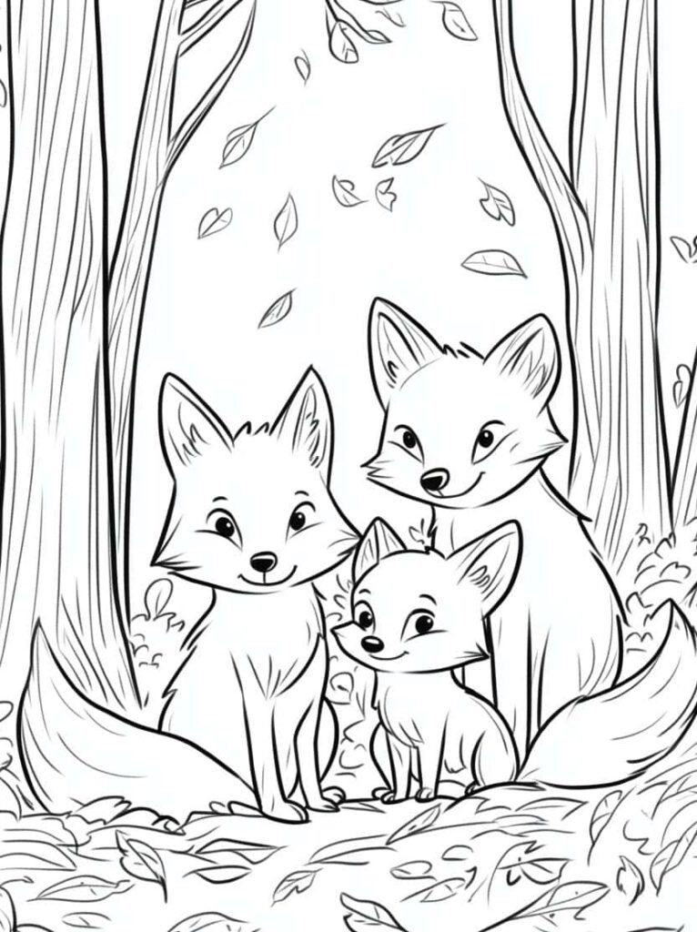 25+ Betoverende Kleurplaat Vos (Gratis PDF Printbaar) - Kleurplaat.org