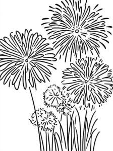 Kleurplaat Vuurwerk (Gratis PDF Printen) - Kleurplaat.org