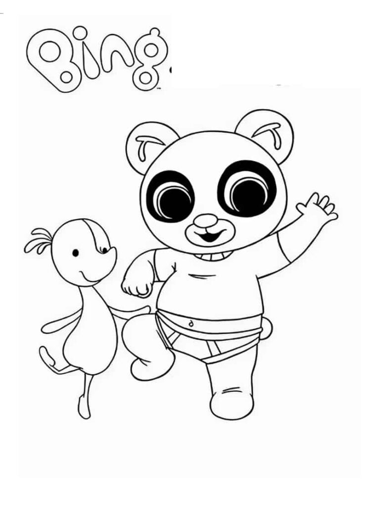 Kleurplaat Bing: Top 20+ schattige en makkelijk te kleuren - Kleurplaat.org