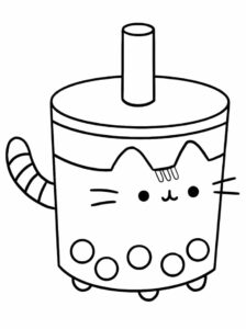 Boba Tea Kleurplaat (Gratis PDF Printen) - Kleurplaat.org