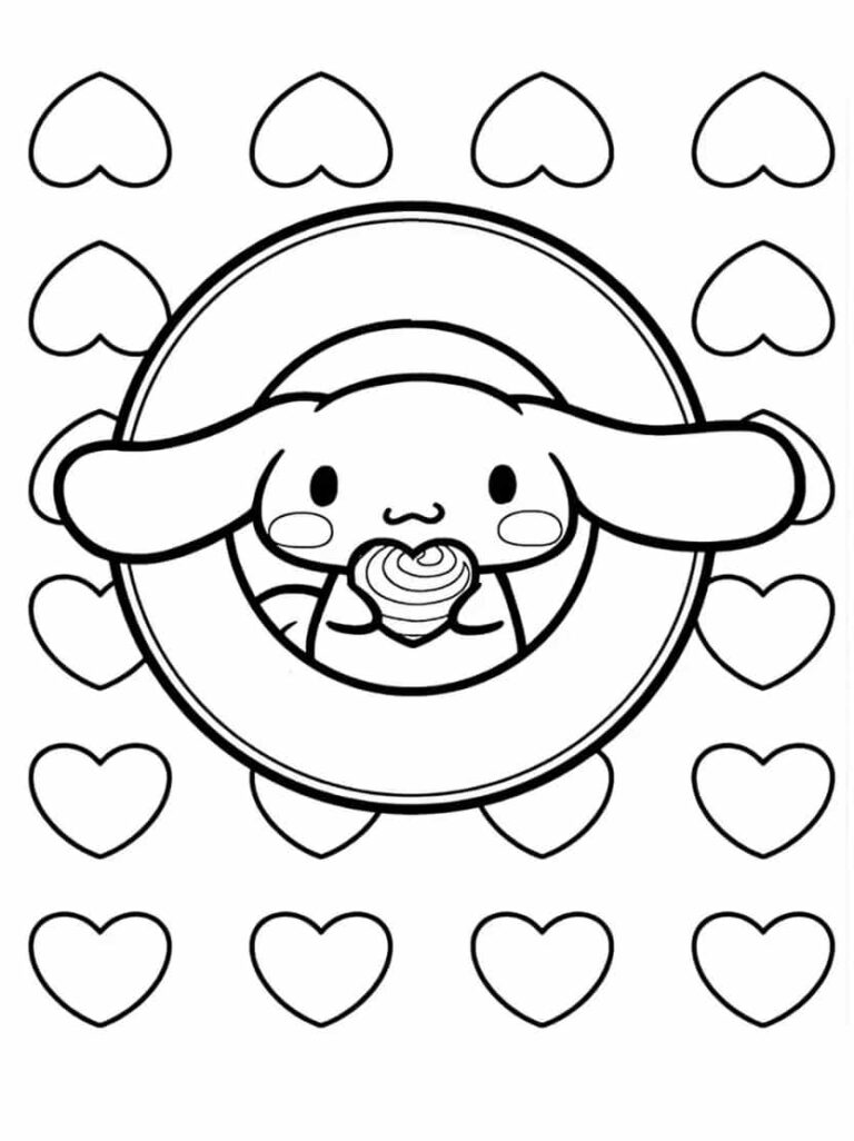 20+ Cinnamoroll Kleurplaat (Gratis PDF Printen) - Kleurplaat.org
