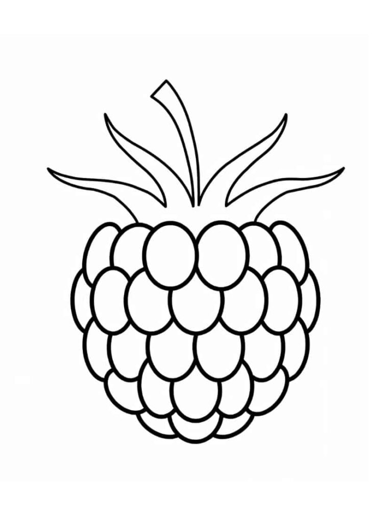 Kleurplaat fruit : kleur om bekende vruchten te ontdekken - Kleurplaat.org
