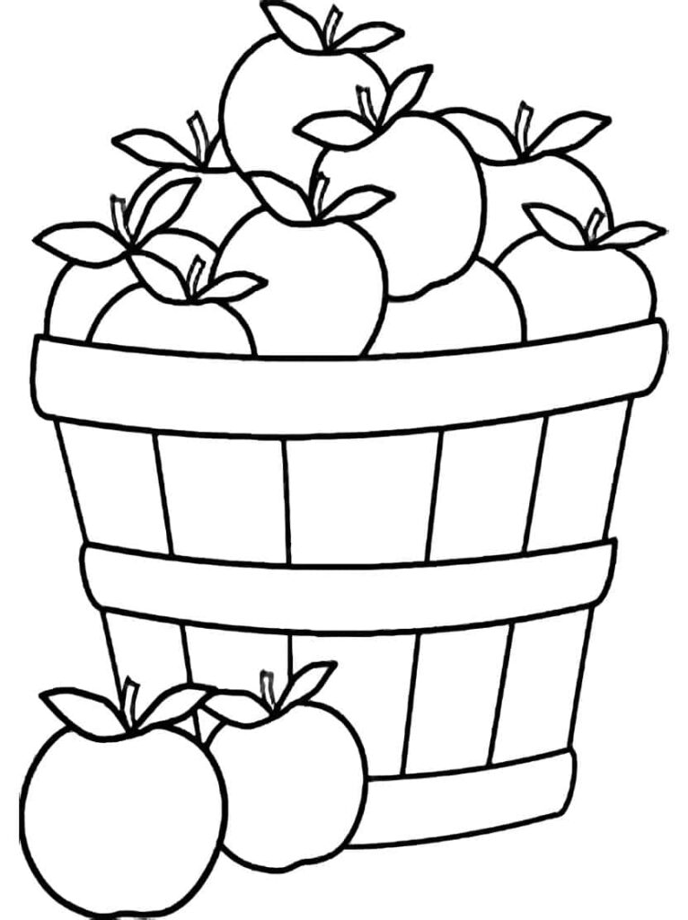 Kleurplaat fruit : kleur om bekende vruchten te ontdekken - Kleurplaat.org