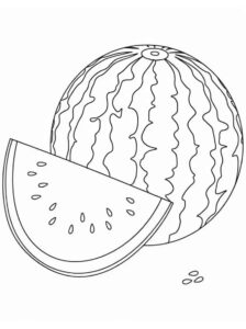 Kleurplaat fruit : kleur om bekende vruchten te ontdekken - Kleurplaat.org