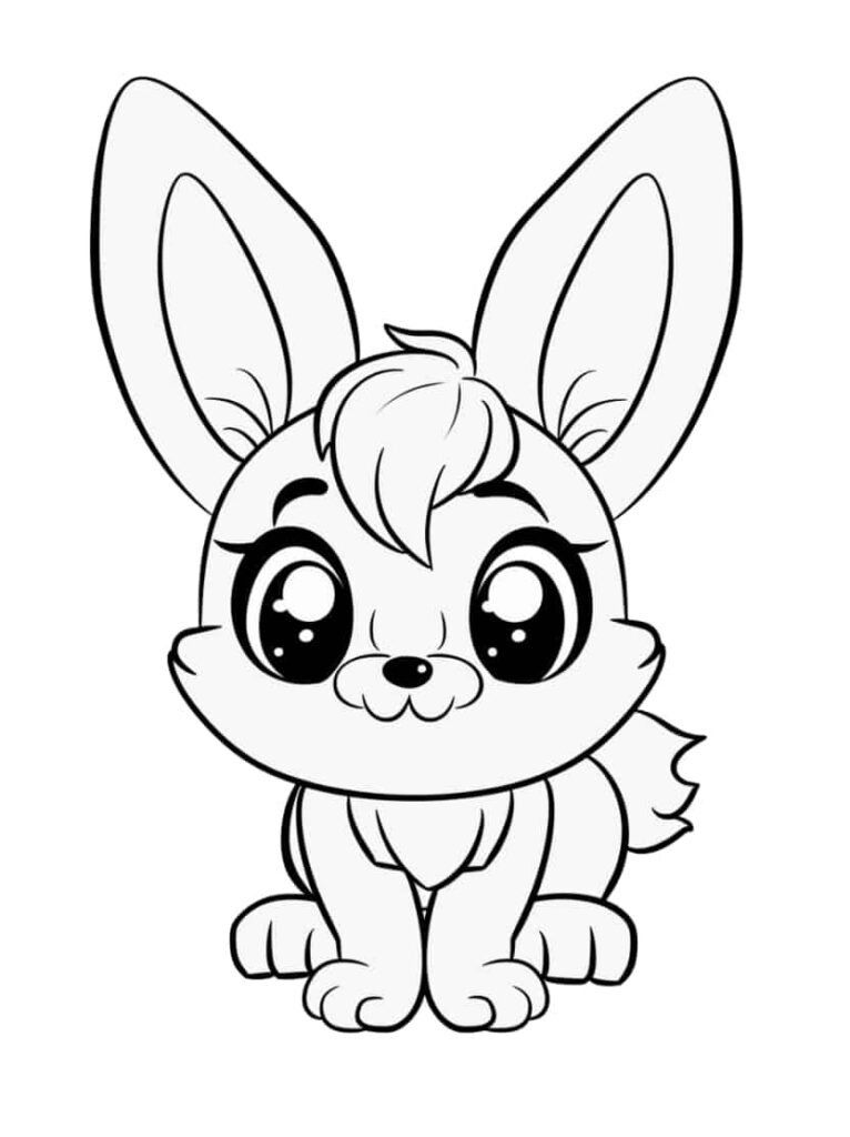 Kawaii kleurplaat: Prachtige tekeningen voor kinderen - Kleurplaat.org