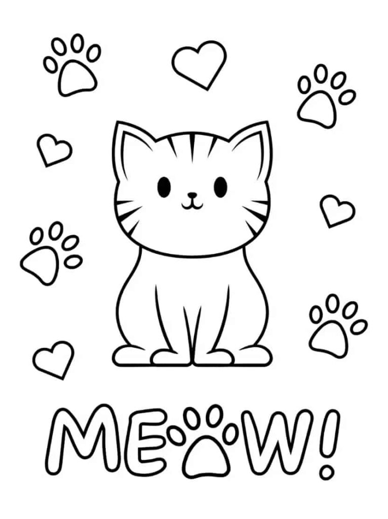 Kawaii kleurplaat: Prachtige tekeningen voor kinderen - Kleurplaat.org