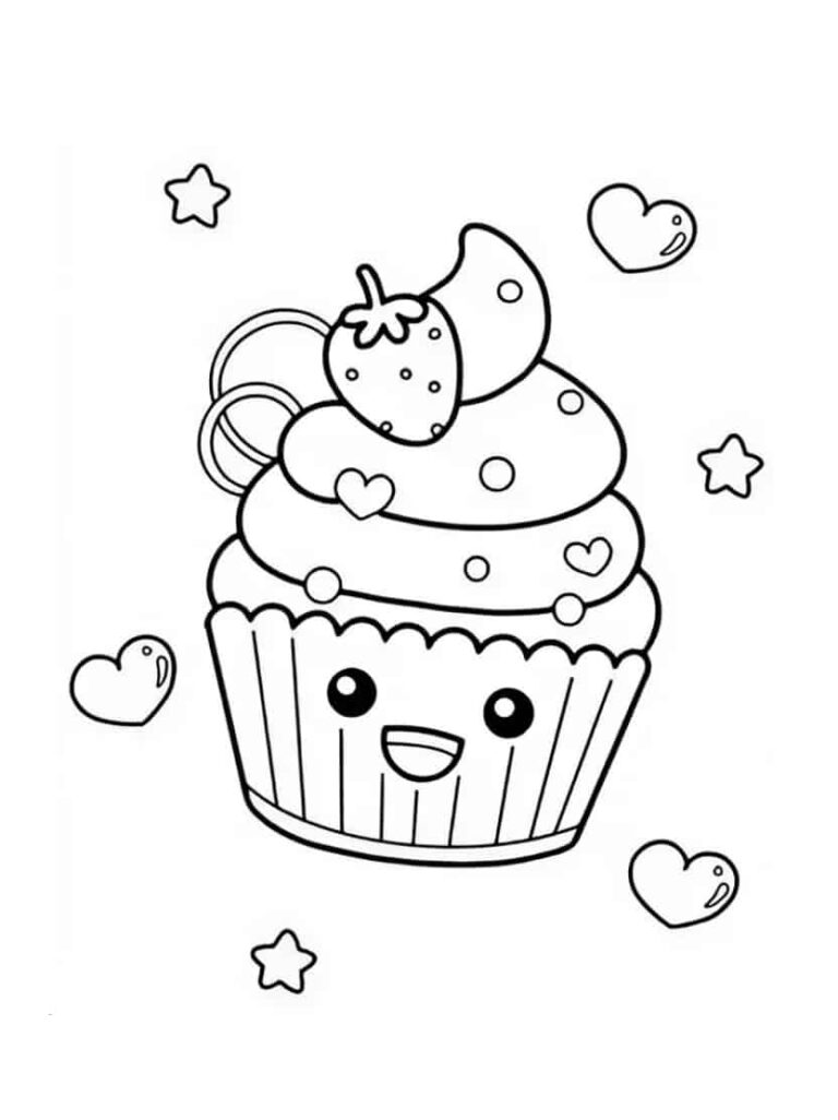 Kawaii kleurplaat: Prachtige tekeningen voor kinderen - Kleurplaat.org