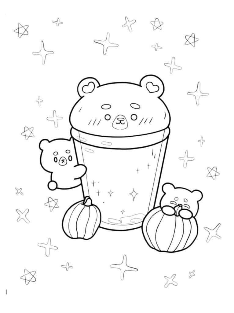 Kawaii kleurplaat: Prachtige tekeningen voor kinderen - Kleurplaat.org