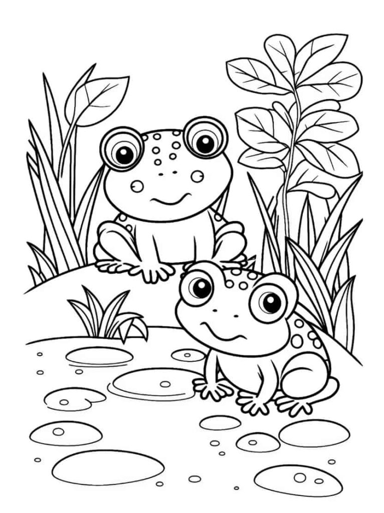 Top 20+ levendige kikker kleurplaat helemaal gratis - Kleurplaat.org
