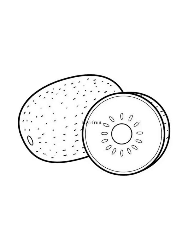 Kleurplaat fruit : kleur om bekende vruchten te ontdekken - Kleurplaat.org
