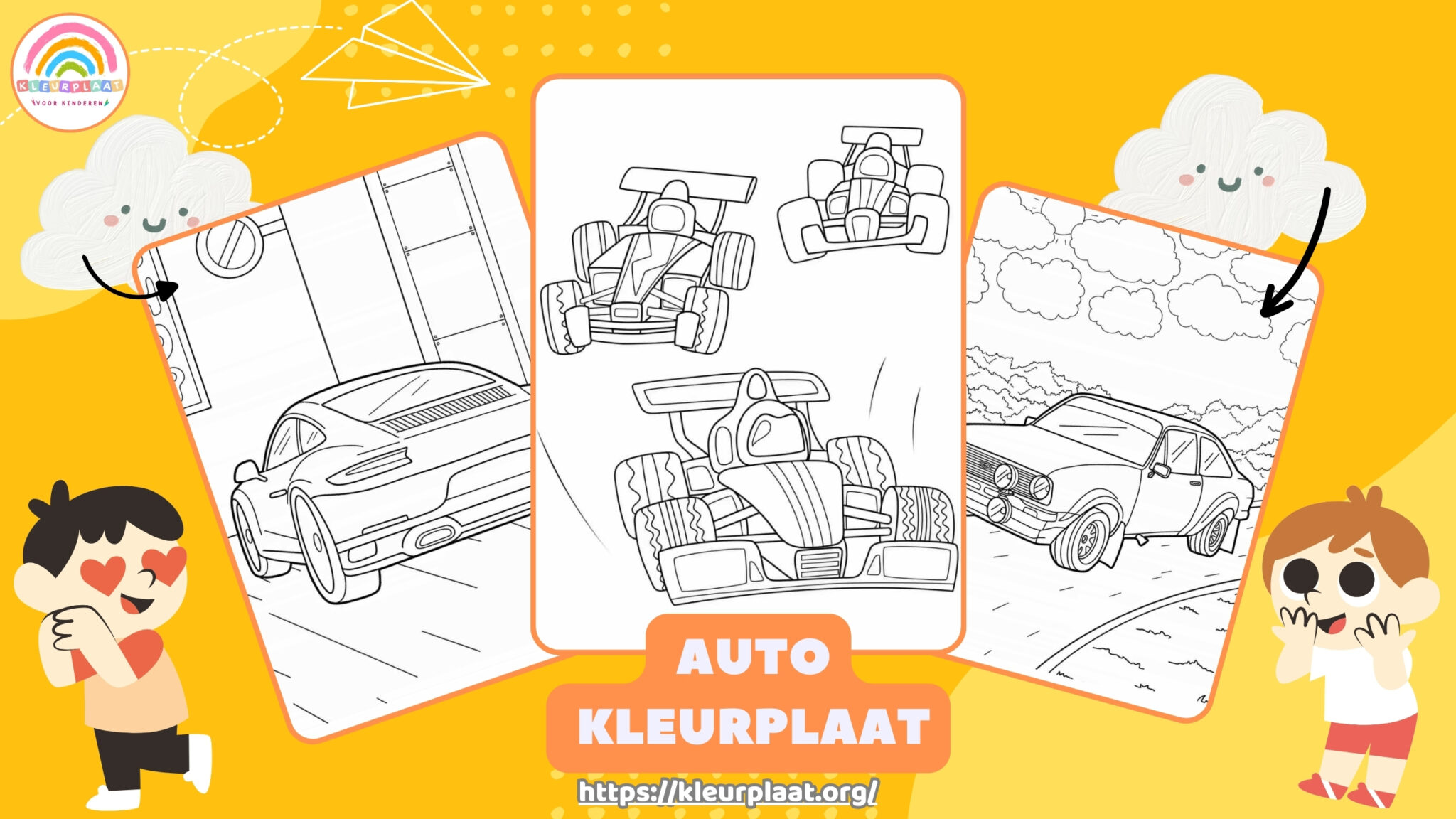 Kleurplaat auto: Ontdek een verscheidenheid aan automodellen ...