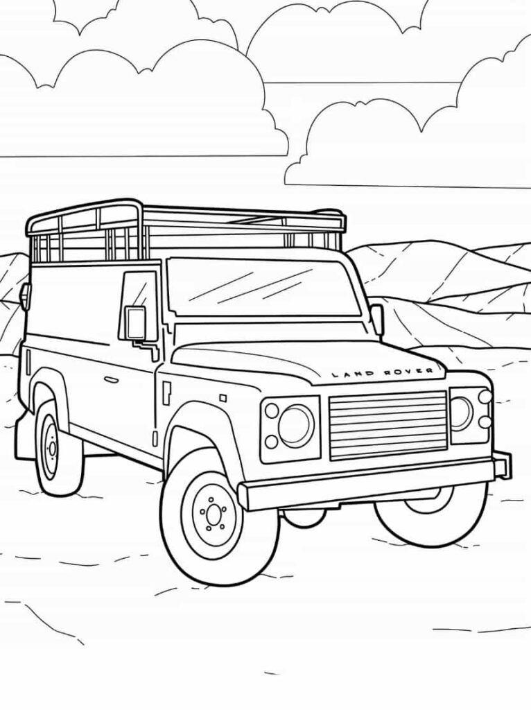Kleurplaat auto: Ontdek een verscheidenheid aan automodellen ...