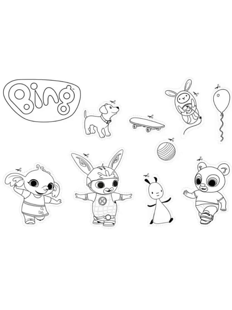 Pagina da colorare Bing: Top 20+ carini e facili da colorare ...