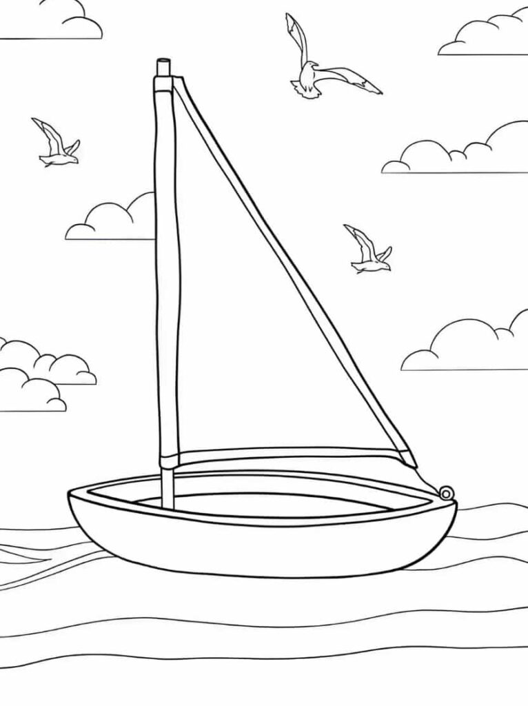 Top 20+ majestueuze kleurplaat boot voor baby's - Kleurplaat.org