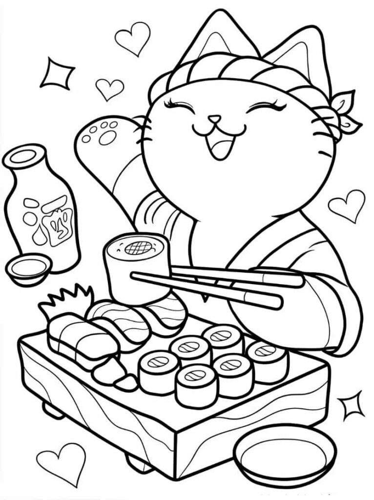 Kleurplaat eten : helpt kinderen op een makkelijke manier de culinaire ...