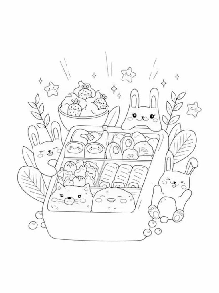 Kleurplaat eten : helpt kinderen op een makkelijke manier de culinaire ...