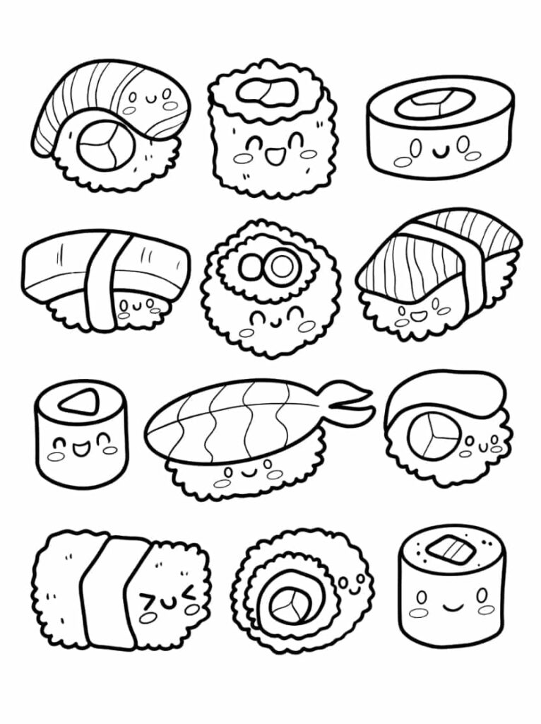 Kleurplaat eten : helpt kinderen op een makkelijke manier de culinaire ...