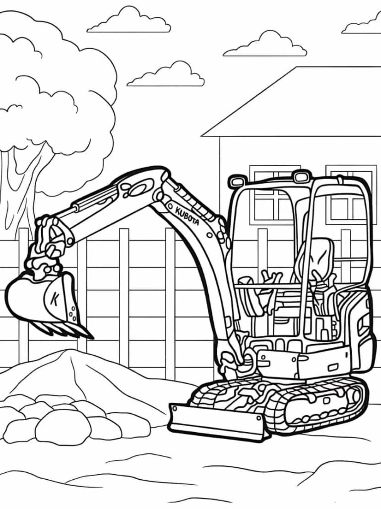 Beste gratis kleurplaat graafmachine voor kinderen - Kleurplaat.org