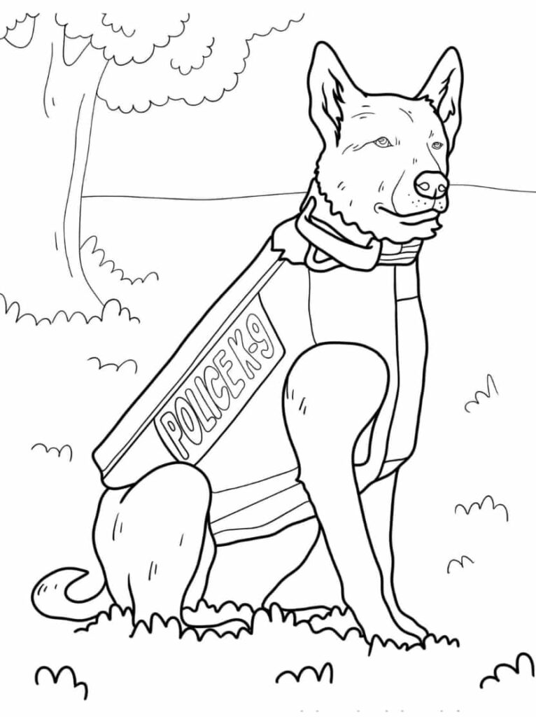 Top mooiste gratis kleurplaat politie voor kinderen - Kleurplaat.org