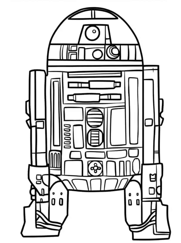 Top realistische Kleurplaat Star Wars voor creatieve kinderen ...