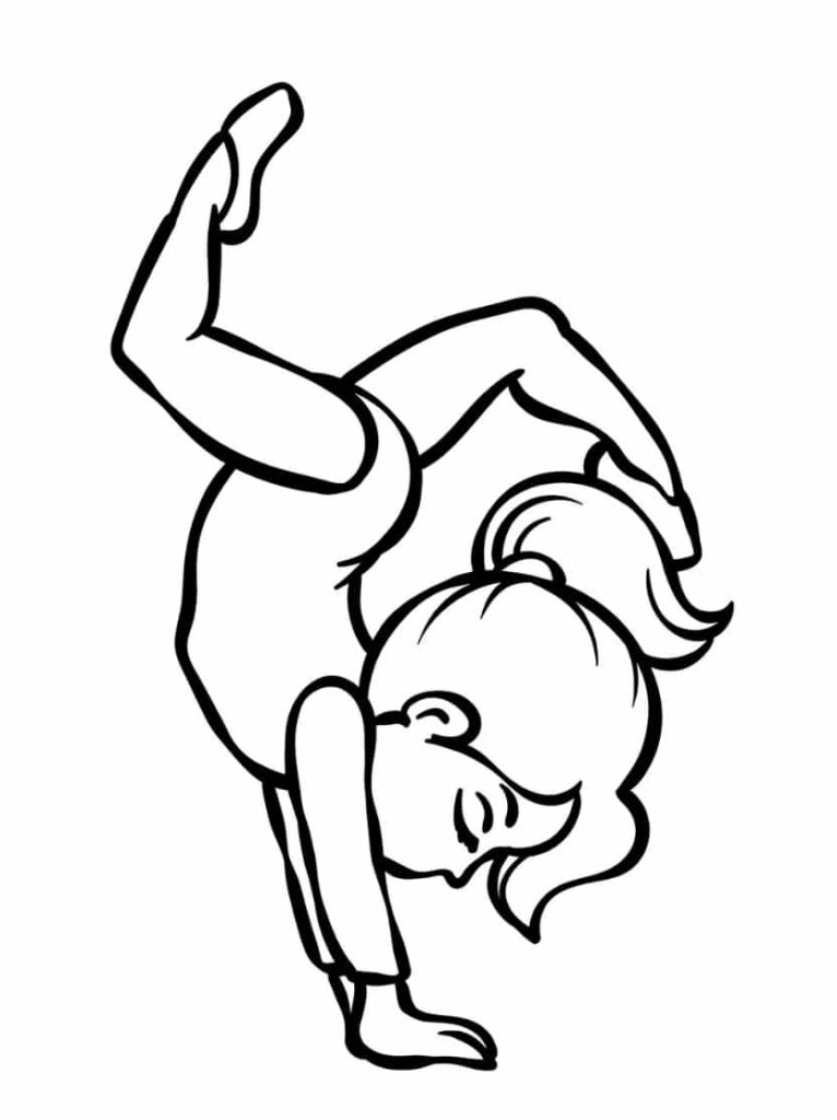 20+ mooiste gratis kleurplaat turnen voor kinderen - Kleurplaat.org