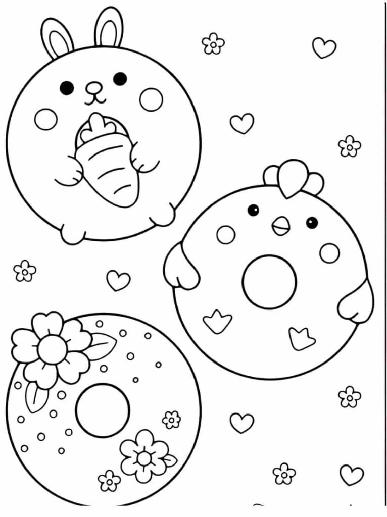 Beste kleurplaat eten schattig top gratis voor kinderen - Kleurplaat.org