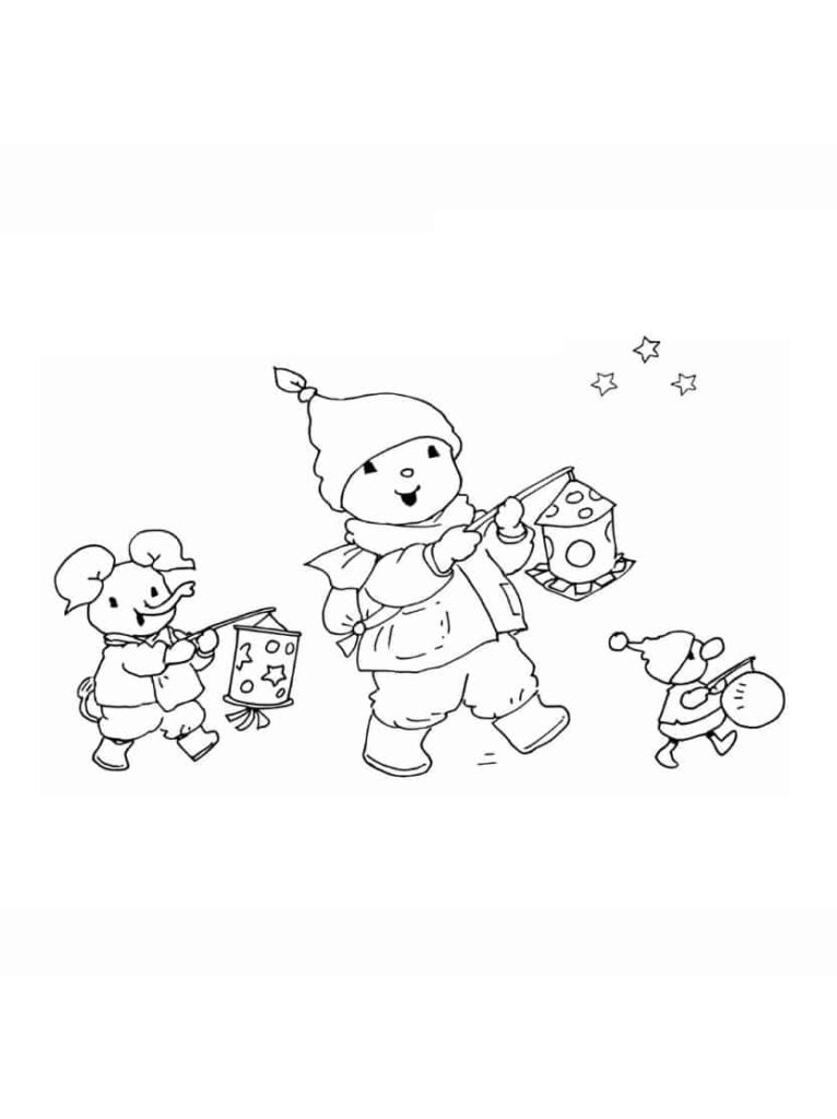 Lampion kleurplaat: Aantrekkelijke kleurpagina's voor kinderen ...