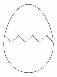 Beste Paasei kleurplaat schattig en top gratis voor kinderen ...