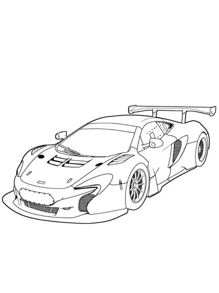 Top 20+ gratis kleurplaat raceauto voor kinderen om in te kleuren ...