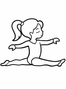 20+ mooiste gratis kleurplaat turnen voor kinderen - Kleurplaat.org