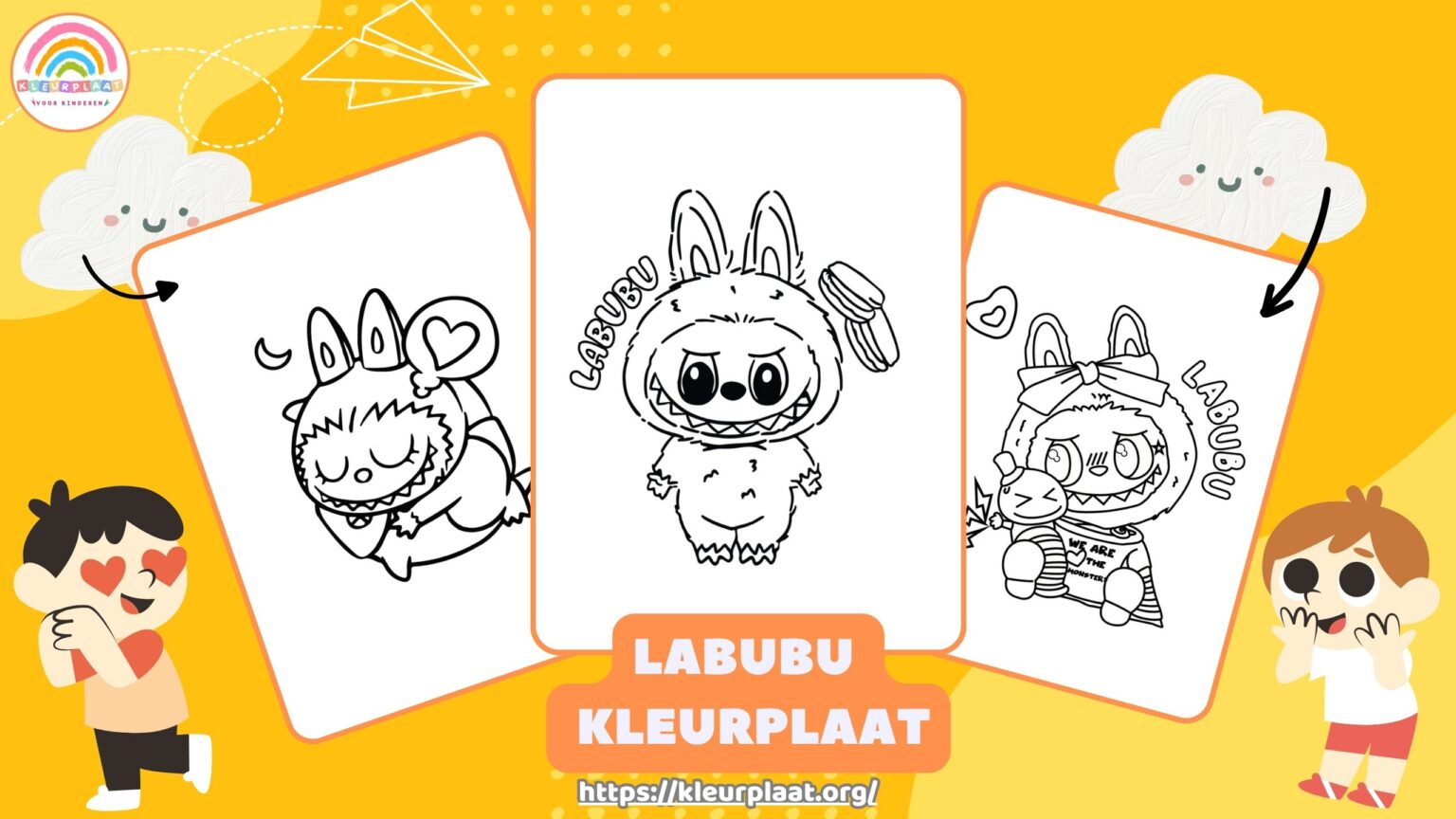 20+ aantrekkelijke Labubu kleurplaten voor kinderen - Kleurplaat.org