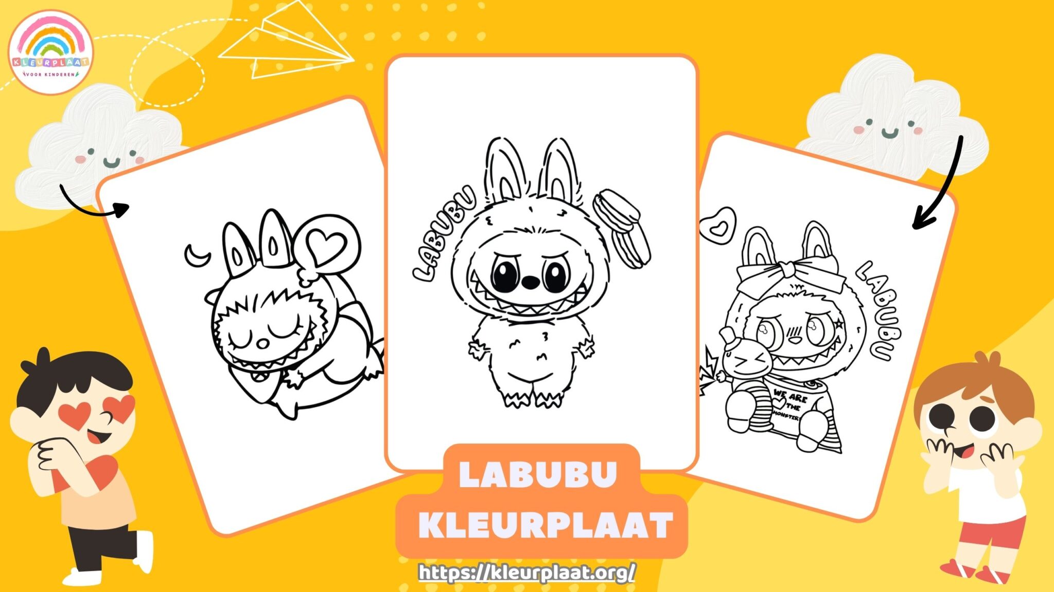 20+ aantrekkelijke Labubu kleurplaten voor kinderen - Kleurplaat.org