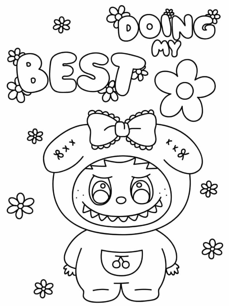 20+ pages de coloriage attrayantes de Labubu pour les enfants ...