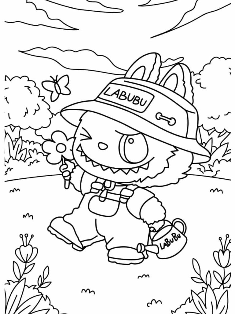 20+ aantrekkelijke Labubu kleurplaten voor kinderen - Kleurplaat.org