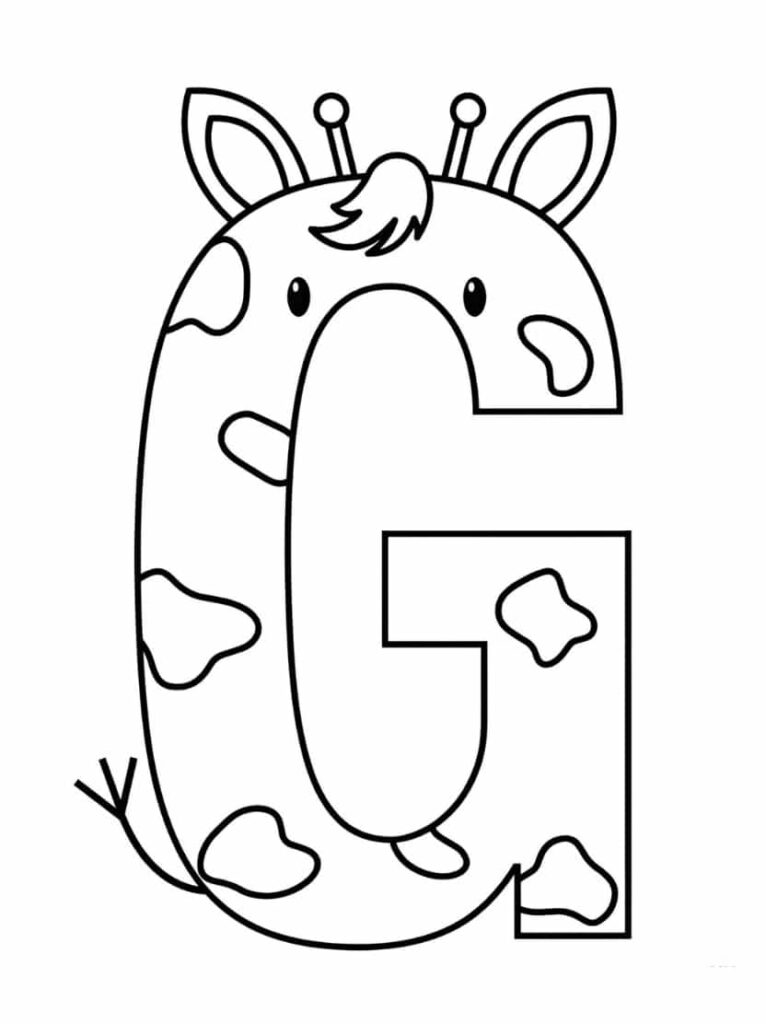 Top mooiste gratis te leren kleurplaat letters voor kinderen ...