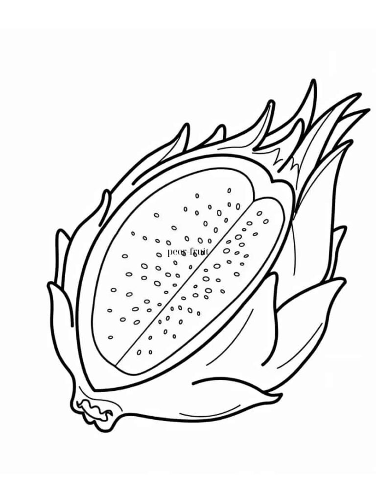 Kleurplaat fruit : kleur om bekende vruchten te ontdekken - Kleurplaat.org