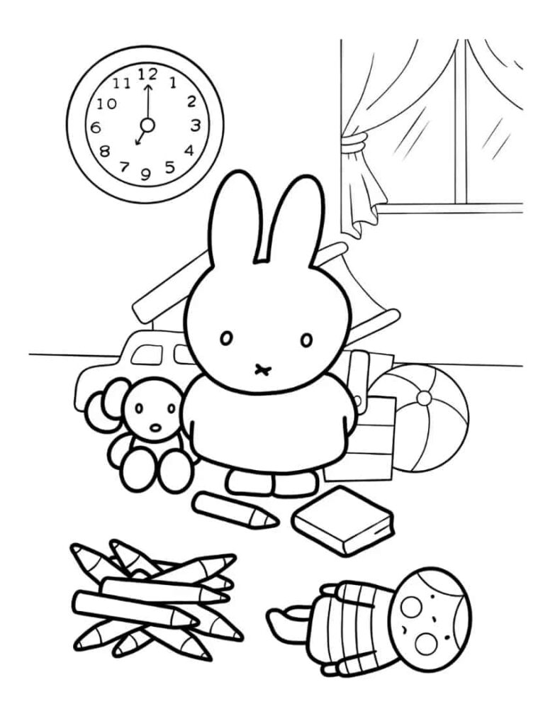 20+nijntje kleurplaat brengt eindeloos plezier voor je baby ...