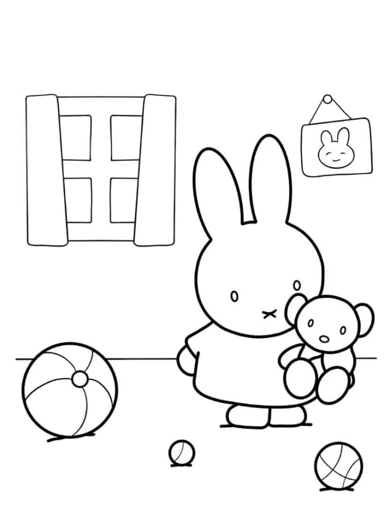 20+nijntje kleurplaat brengt eindeloos plezier voor je baby ...