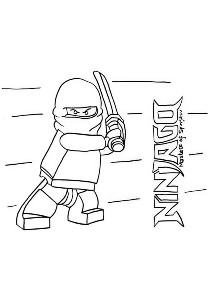 Ninjago kleurplaat: Creativiteit door mooi speelgoed - Kleurplaat.org