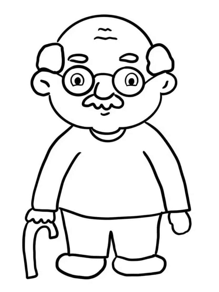 Kleurplaat opa: Samen met opa onvergetelijke herinneringen bouwen ...