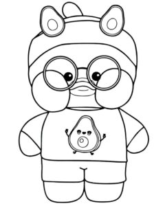 Free Paper Duck Coloring Page for Moms and Babies - ColoringPages.org