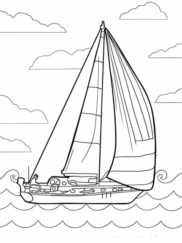 Top 20+ majestueuze kleurplaat boot voor baby's - Kleurplaat.org