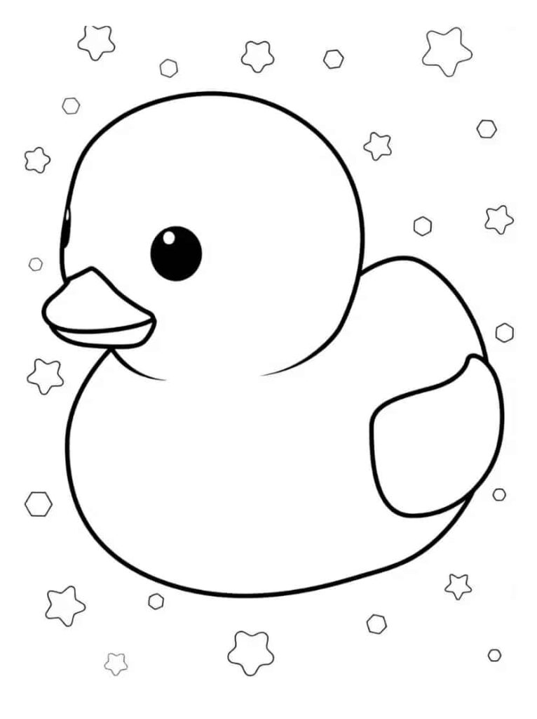 Kinderen zullen dol zijn op deze 20 gratis kleurplaat eend - Kleurplaat.org