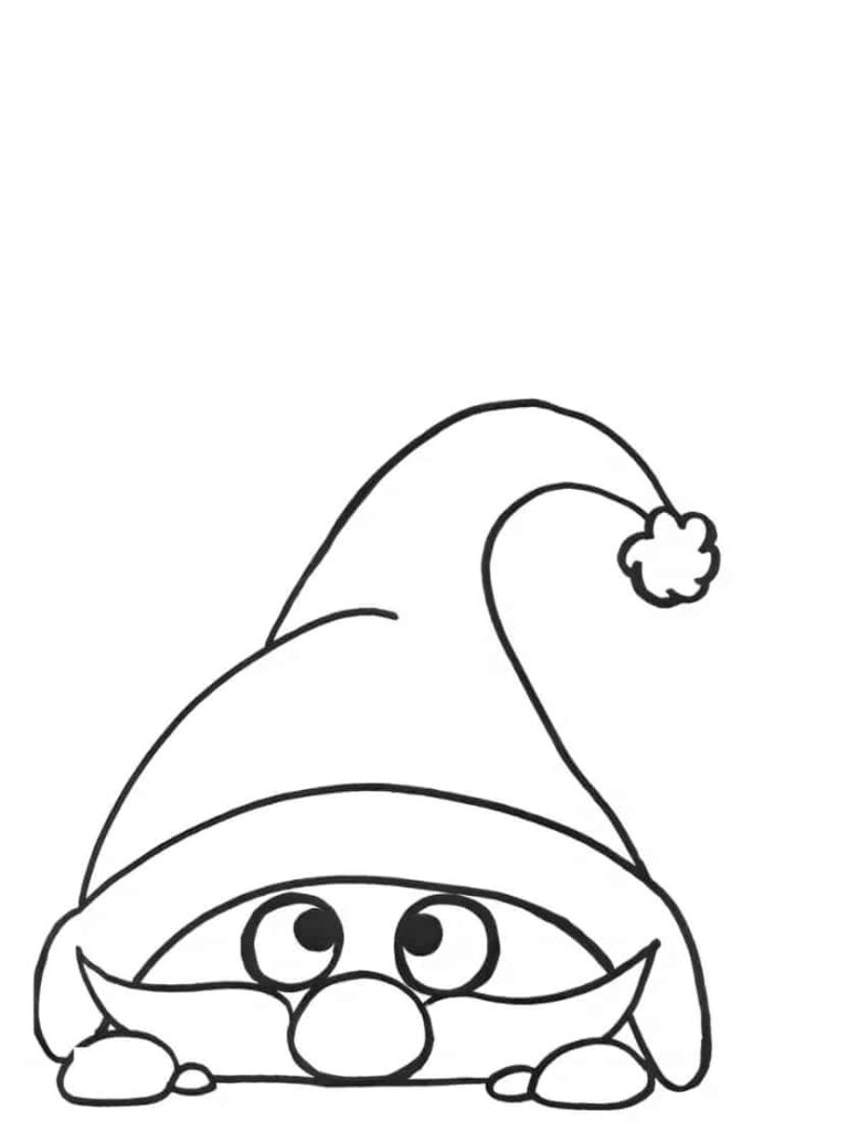 Kabouter kleurplaat: Diverse tinten kabouter gratis - Kleurplaat.org