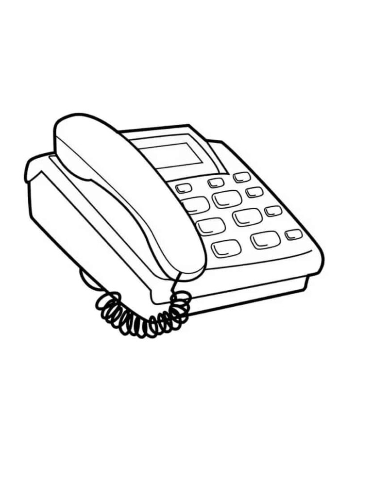 Kleurplaat telefoon : Ontdek de nuances van telefoon via kleurpagina's ...