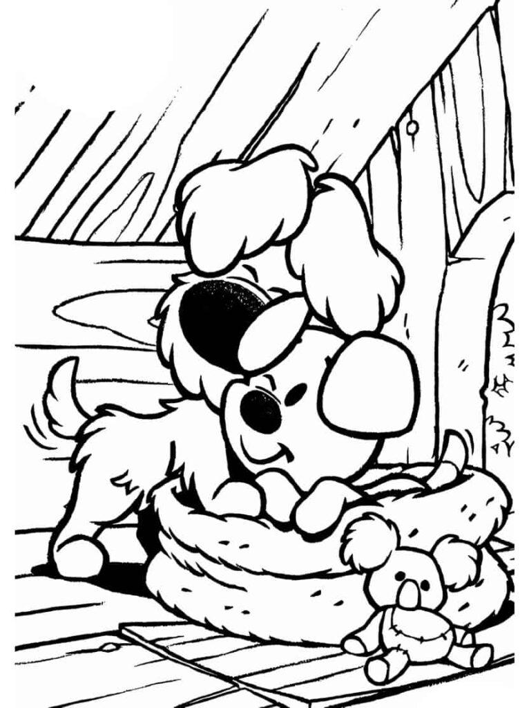 Gratis woezel en pip kleurplaat voor moeders en baby's - Kleurplaat.org